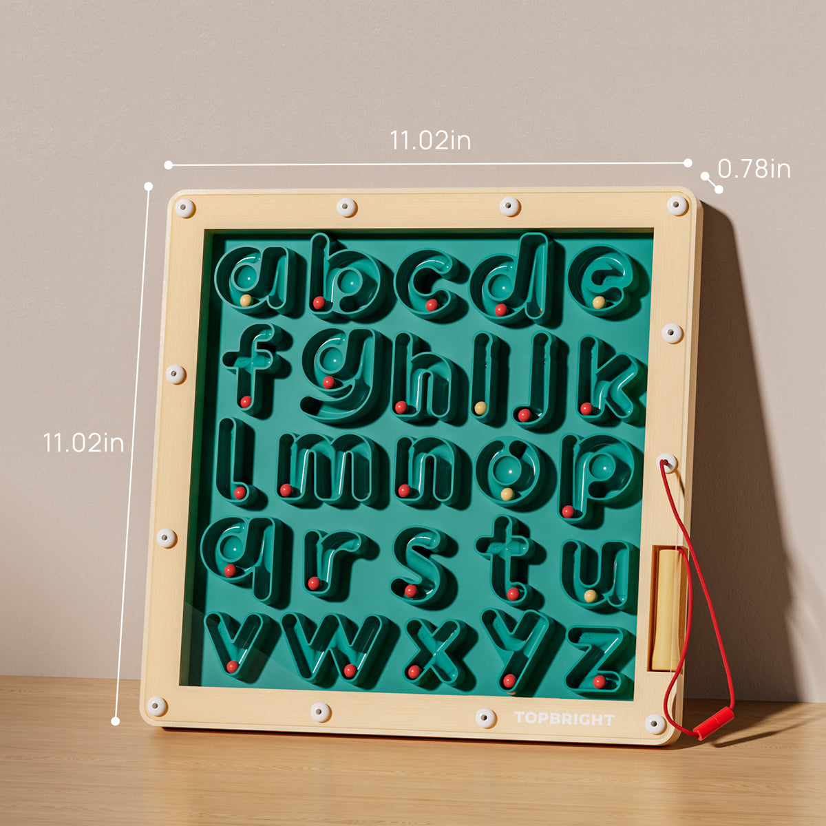 Letter Board Game LovesTown Double Sided Magnetic Alphabet Tracing ...