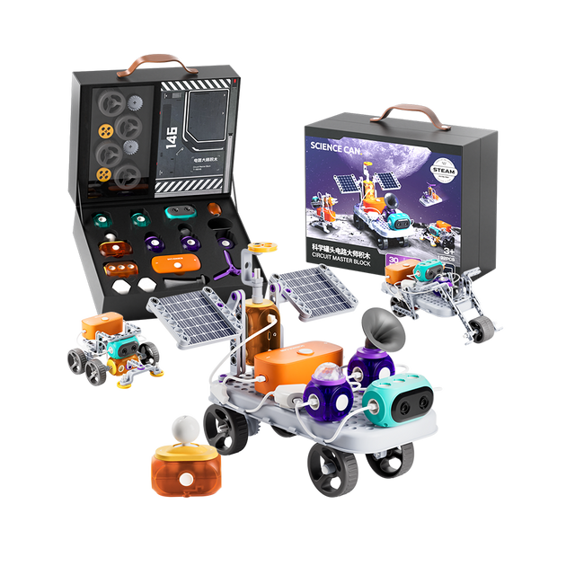 Science Can Circuit Master Block | STEM Building Kit for Kids 5+